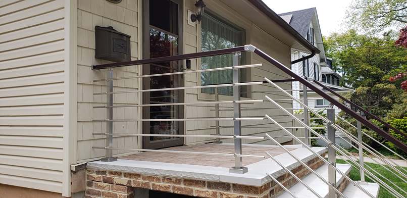Porch Railings for Homes in Massachusetts | Euro Railing Company Inc ...